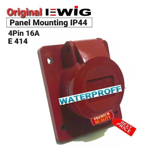Jual Panel Mounting Industri 4 kaki - 4 pin industrial socket and plug ...