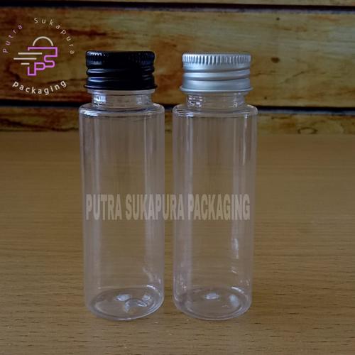 Jual Botol ulir 50ml Rf natural/Botol Pet 50ml neck24/Ulir Alumunium ...