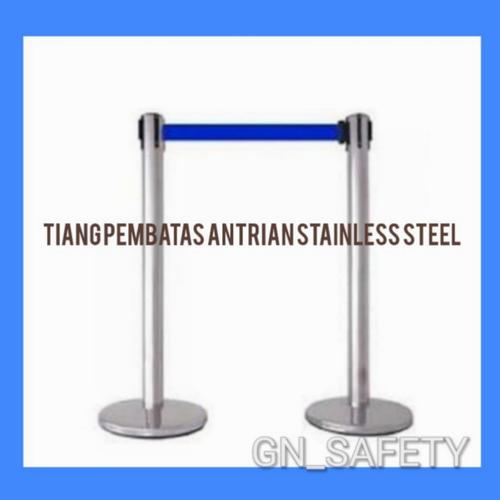 Jual Tiang pembatas Antrian Stainless Tiang Pembatas + Tali - Jakarta ...