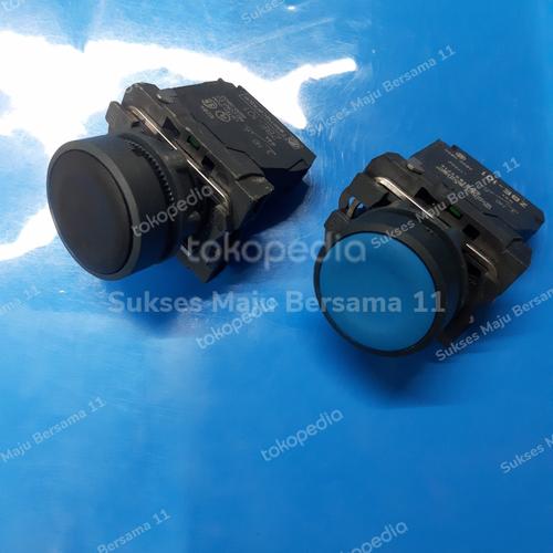 Jual Schneider Push Button XB5 hitam / biru XB5AA21 / XB5AA61 - Jakarta ...