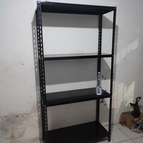 Jual rak besi 4susun 1m x 40 x2m (2set) plus kaki karet - Putih - Kota ...