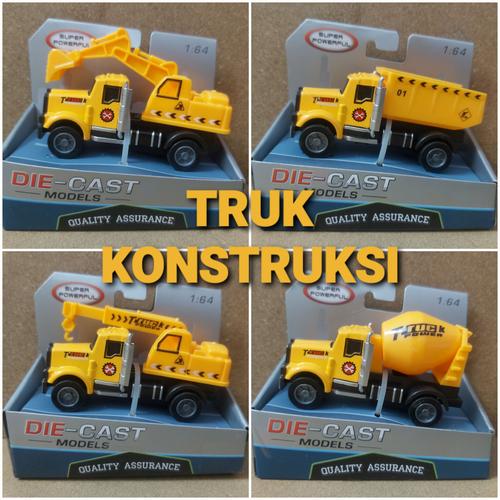 Jual Diecast Models Truk Konstruksi - Ukuran Skala 1:64 - Truk Keruk ...