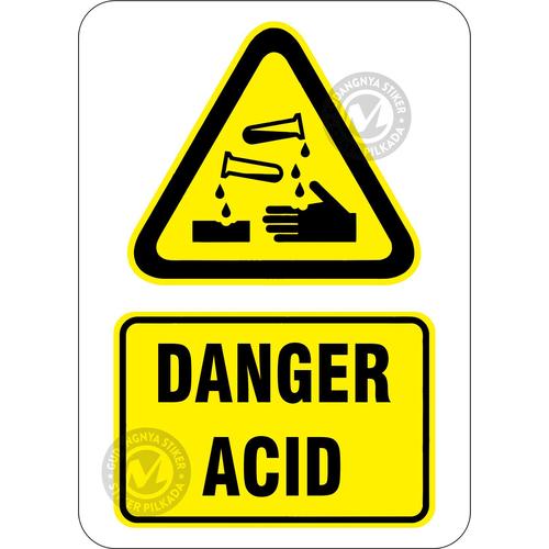 Jual stiker vinyl danger acid - 15x20cm - Kota Tangerang Selatan ...