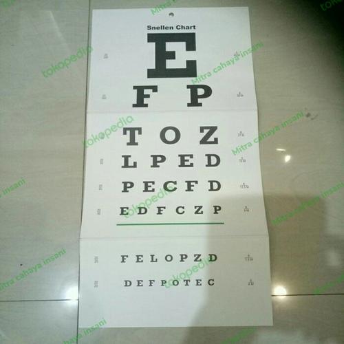 Jual SNELLEN CHART - Kota Depok - Mitra cahaya insani | Tokopedia