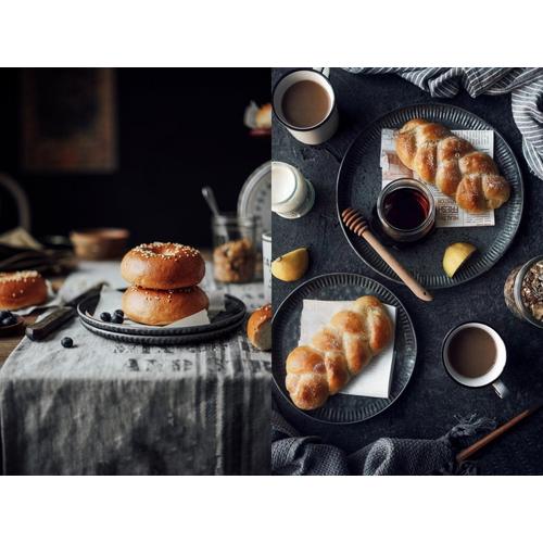 Jual Piring Saji Roti/Dessert gaya eropa bentuk bulat bahan besi - S ...