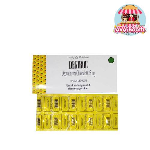 Jual DEGIROL STRIP ISI 10 TABLET / OBAT HISAP SAKIT TENGGOROKAN - Kab ...