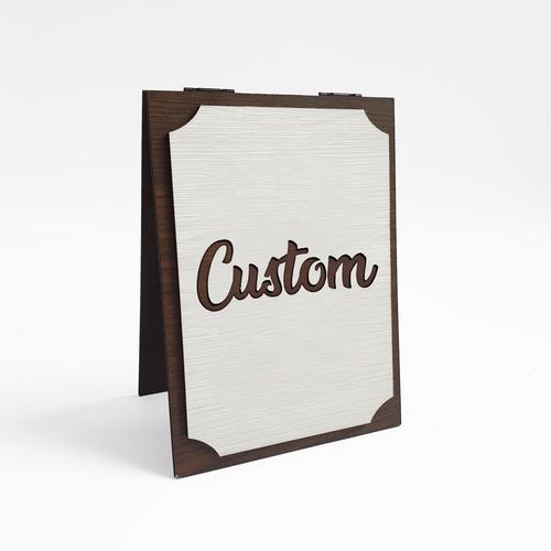 Jual Sign Meja Cafe - SIGN CUSTOM MODEL STANDING MEJA - Sign Kayu - 1 ...