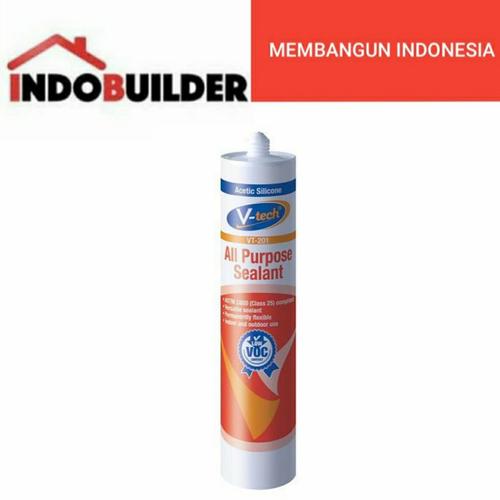 Jual VTECH VT 201 ALL PURPOSE SEALANT 270 ML / LEM SILICONE ASAM - Kab ...