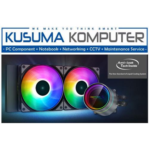 Jual Deepcool CASTLE 240EX A-RGB Black Liquid Cpu Cooler - Kab. Sleman ...