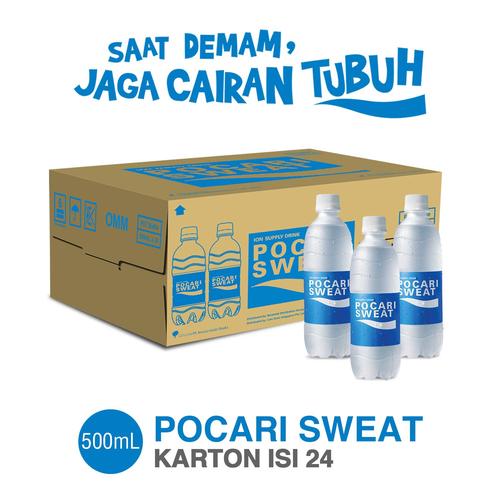 Jual Pocari Sweat Botol 500ml Karton Dus 1 x 24 botol - Jakarta Barat ...