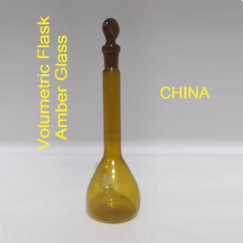 Jual LABU UKUR COKLAT 25 ML LABU TAKAR VOLUMETRIC FLASK WITH STOPPER ...