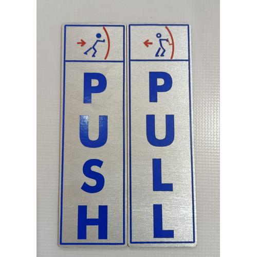 Jual Rambu Papan Tanda Pintu Acrylic Door Sign Push/Pull/Tarik/Dorong ...