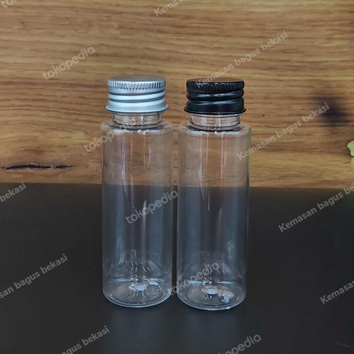 Jual BOTOL ULIR 50 ML / BOTOL PET 50 ML TEBAL / ULIR NECK 24 ALUMUNIUM ...