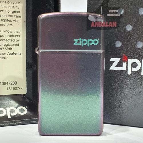 Jual Korek Api Zippo Original 49267ZL Slim Iridescent with Zippo Logo ...