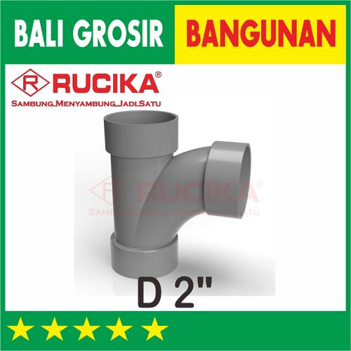 Jual 2" TY TEE Y 90 D LARGE RADIUS TEE FITTING PIPA PVC RUCIKA - Kab ...