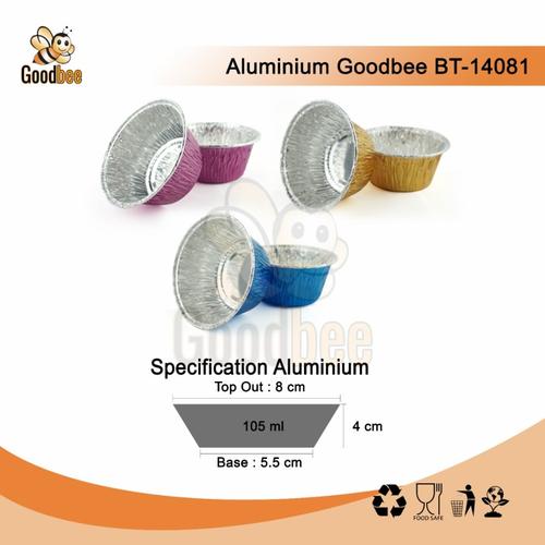 Jual Aluminium Baking BT14081 (Bulat) - Merk Goodbee - 105ml (Wadah) - Jakarta Utara - Orange ...