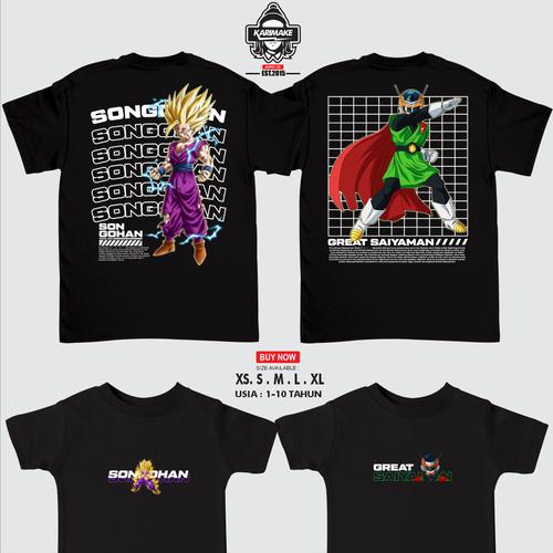 Jual Kaos Baju Anak DRAGON BALL Z SONGOHAN SUPER SAIYA 2 SS2 GREAT ...