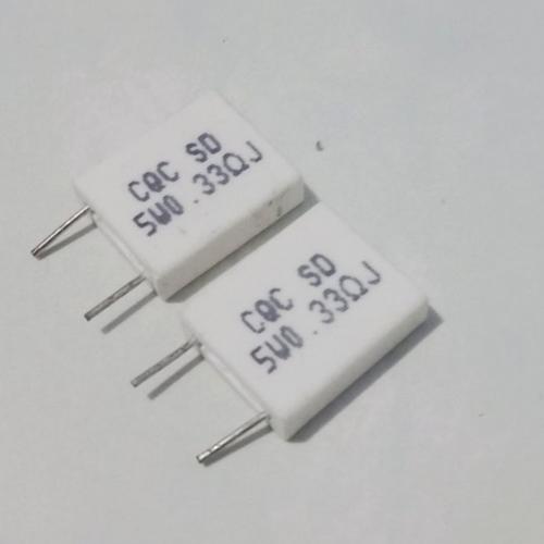Jual [NOBLE] RESISTOR NOBLE 5 WATT TIPE BERDIRI PERSEGI - 0.33 - Kota ...