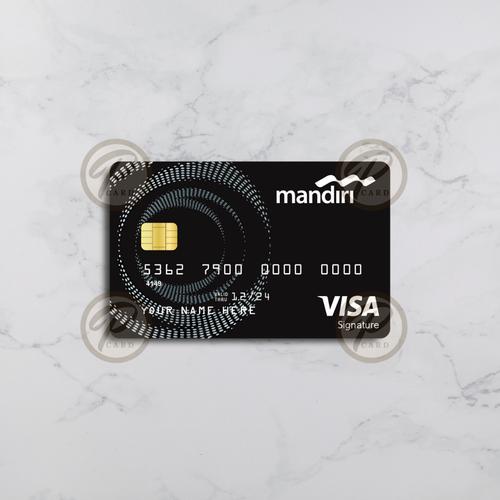 Jual SKIN/STICKER MANDIRI SIGNATURE - Card Skin Sticker Pliata Stiker ...