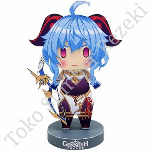 Jual Figure Genshin Impact Game Papercraft Gan DIY Paper Craft Gany ...