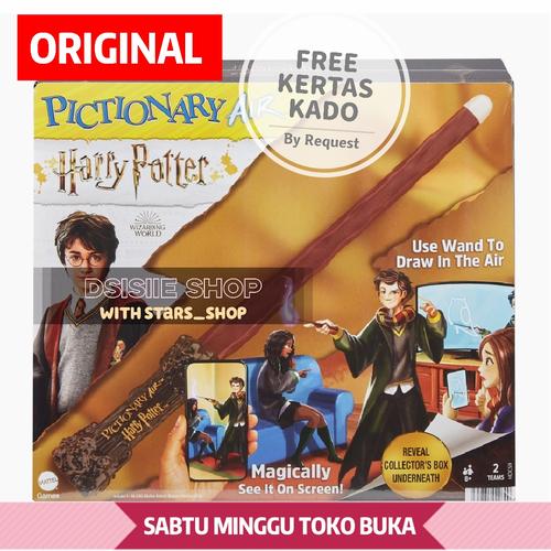 Jual Pictionary Air Harry Potter Family Drawing Game Wand Game Original ...