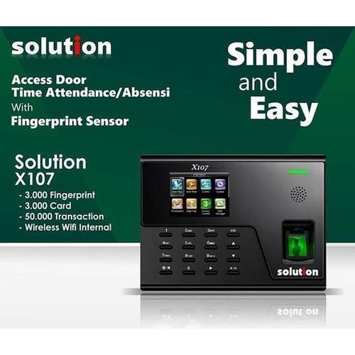 Jual Mesin Absen FingerPrint Solution X107 Bisa Akses Juga Dan Wifi ...