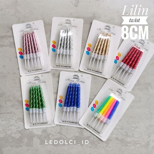 Jual LILIN ULANG TAHUN CANDLE LILIN BIRTHDAY ISI 10 BATANG MODEL TWIST ...