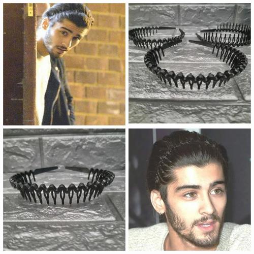 Jual BANDO PRIA WANITA WAVE HAIRBAND COMB BANDO HITAM SIRKAM SISIR ...