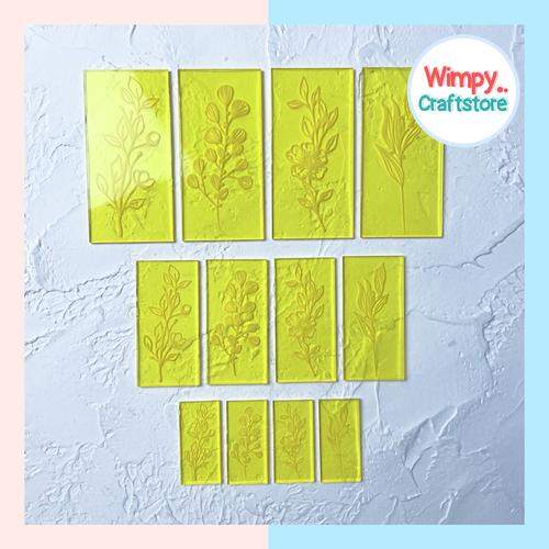 Jual Cetakan Motif Bunga Debossing Stamp Clay Cetakan Fondant Cookies ...