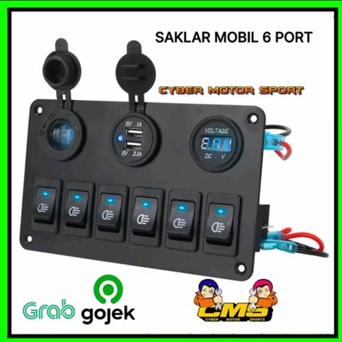 Jual Saklar mobil universal.12v 24v paket Saklar lampu . foglamp. panel ...