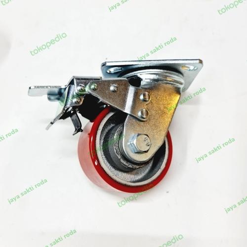 Jual Roda Pu 4" heavy Duty Hidup+rem Taiwan - Jakarta Barat - Jaya ...