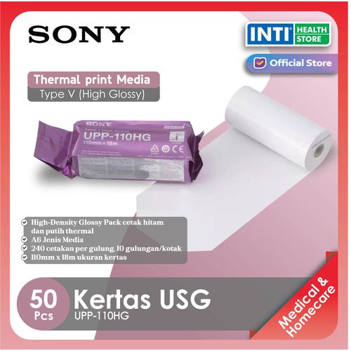 Jual Sony | USG Paper Type V UPP-110HG | Kertas Thermal Print USG Paper ...