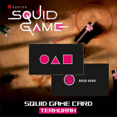 Jual SQUID GAME CARD - Kota Bandung - makehate official | Tokopedia