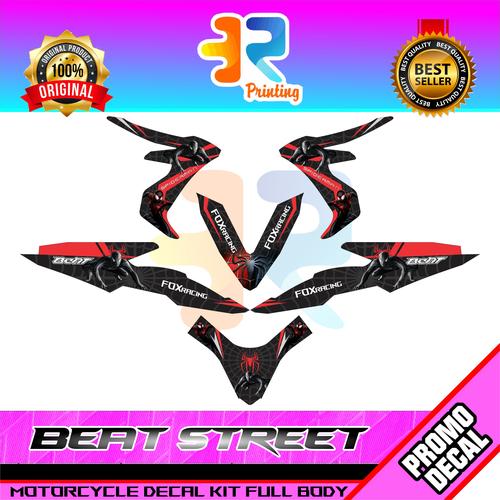 Jual Stiker Decal Striping Motor Honda Beat Street Spiderman Sticker ...