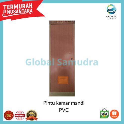 Jual Pintu Kamar Mandi PVC ( Pintu Pvc Polos ) - Biru + P. Kayu - Kota ...