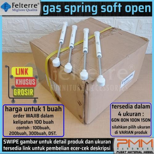 Jual GROSIR| gas spring-soft open FELTERRE |pintu kitchen slow hidrolik ...