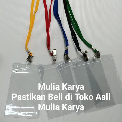Jual Set Tali dan Plastik Name Tag Tipe Bahan Tali TEBAL Plastik Tebal ...