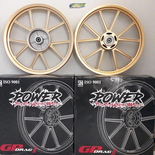 Jual Velg Racing Set Jupiter MX - Jupiter Z Power GP Drag-1 Gold Matte ...