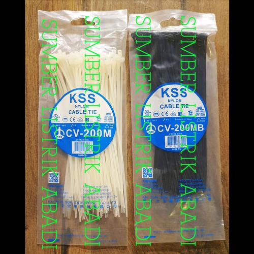 Jual Kabel Ties KSS CV 200 M isi 100pcs (hitam/ putih) - Putih - Jakarta Barat - Sumber Listrik ...