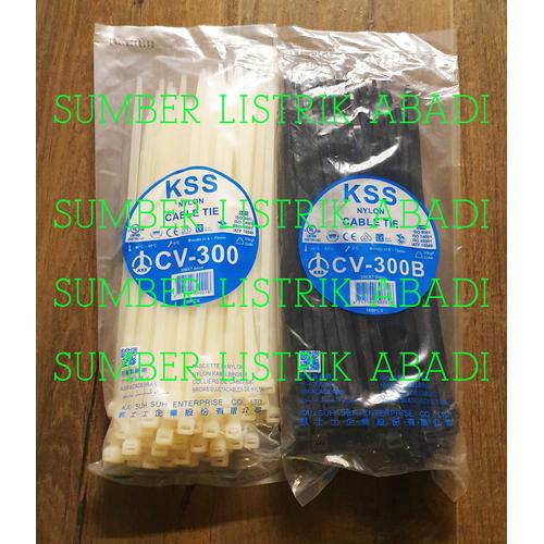 Jual Kabel Ties KSS CV 300 isi 100pcs (hitam/ putih) - Hitam - Jakarta Barat - Sumber Listrik ...