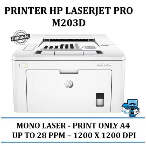 Promo Printer HP Laserjet Pro M203D - Garansi Resmi Cicil 0% 3x ...