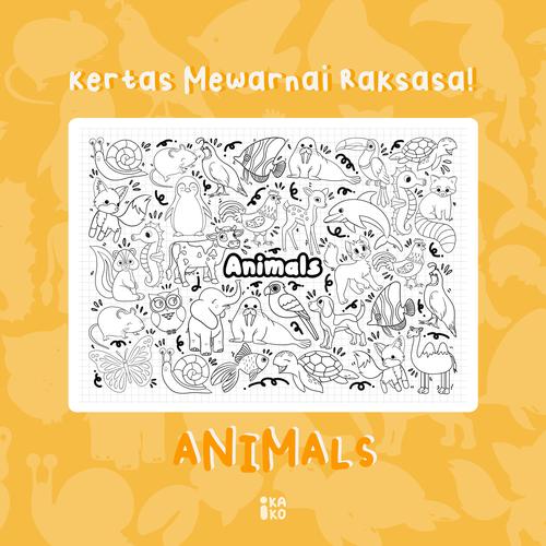 Jual Kertas Mewarnai Raksasa | Giant Jumbo Coloring Sheet | Mainan ...