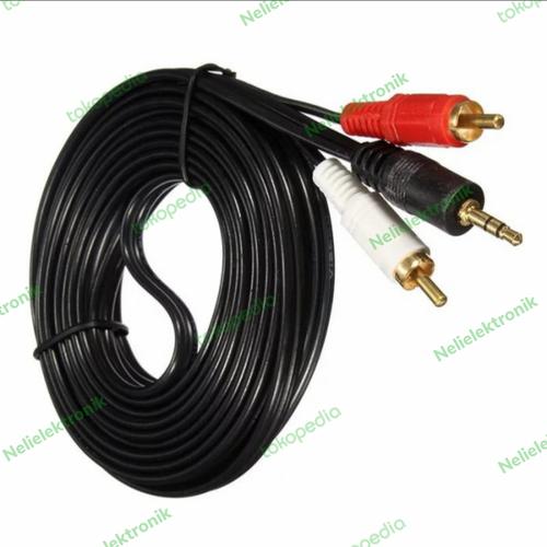 Jual Kabel colokan RCA to Aux kabel colokan speaker hp & tv - hitam 1 ...