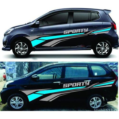 Jual stiker mobil Terios cutting stiker mobil Terios Fortuner Avanza ...