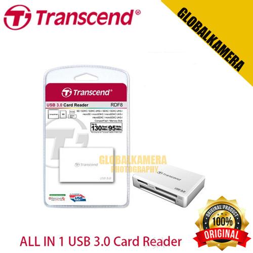 Jual Transcend RDF8 USB 3.0 Card Reader (White) - Jakarta Barat ...