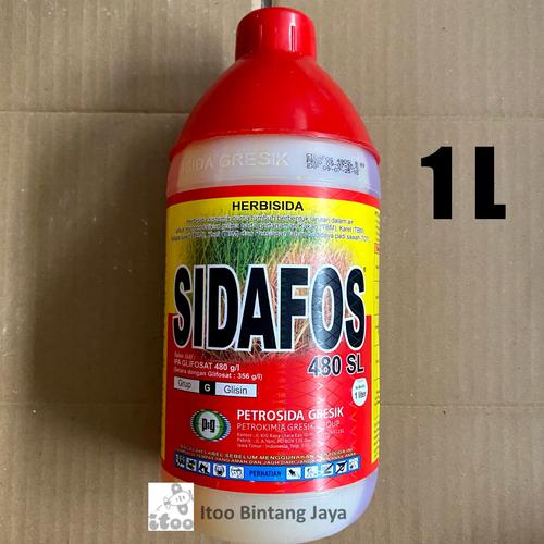 Jual Herbisida Sistemik SIDAFOS IPA GLIFOSAT 480 SL 1 Liter - Kota ...