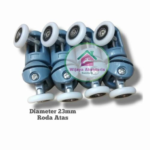 Jual Roda Shower Box 23mm Bagian Atas/Roda Sliding Kamar Mandi ...