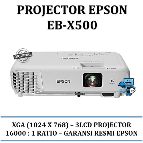 Promo Projector Epson EB-X500 XGA 3LCD Projector - Garansi Resmi Cicil ...