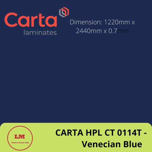 Jual CARTA HPL CT 0114 T - Venecian Blue - High Pressure Laminates ...