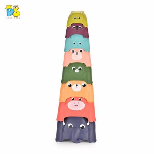 Jual Baby Animal Stacking Blocks Soft Blocks Bath Toy - Jakarta Barat ...